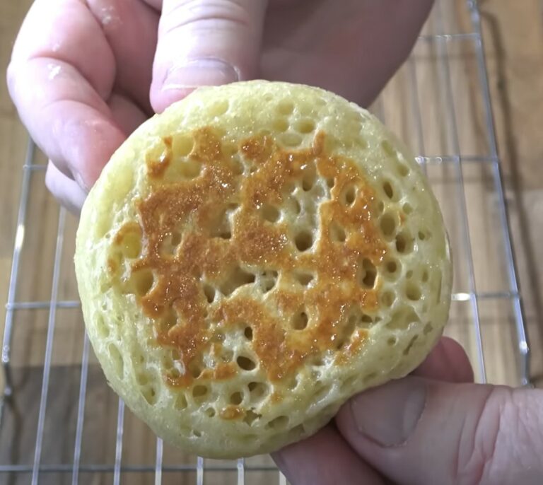 Retired chef shows the “proper” way to make true English crumpets worth ...