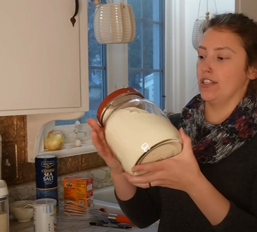Young homemaker shows how she makes homemade baking mixes for 5 popular ...