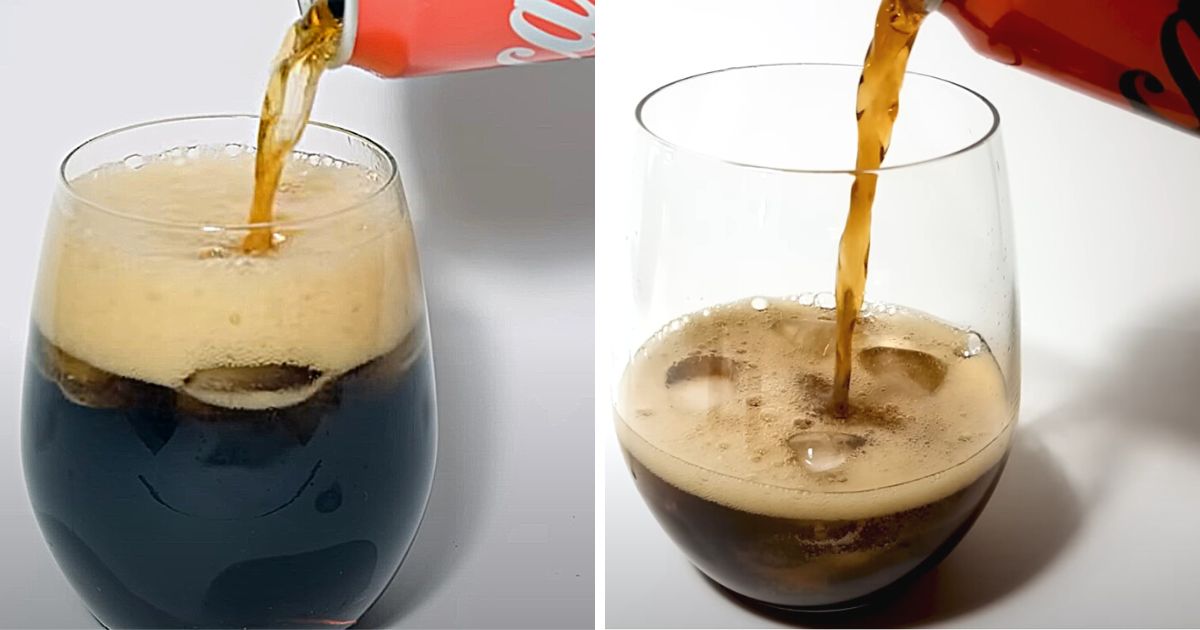 Man leaves glasses of Coke and Coke Zero out for 100 days to see what ...