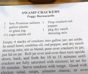 Man stuffs jar full of Saltines so he can make Mississippi “Swamp Crackers”